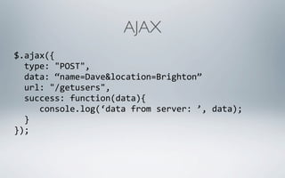 An introduction to jQuery | PPT