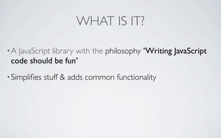 An introduction to jQuery | PPT