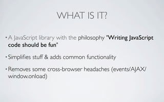 An introduction to jQuery | PPT