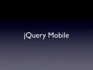 jQuery Mobile | PPT
