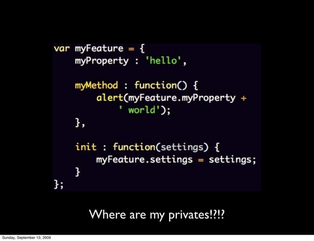 Using Objects to Organize your jQuery Code | PDF