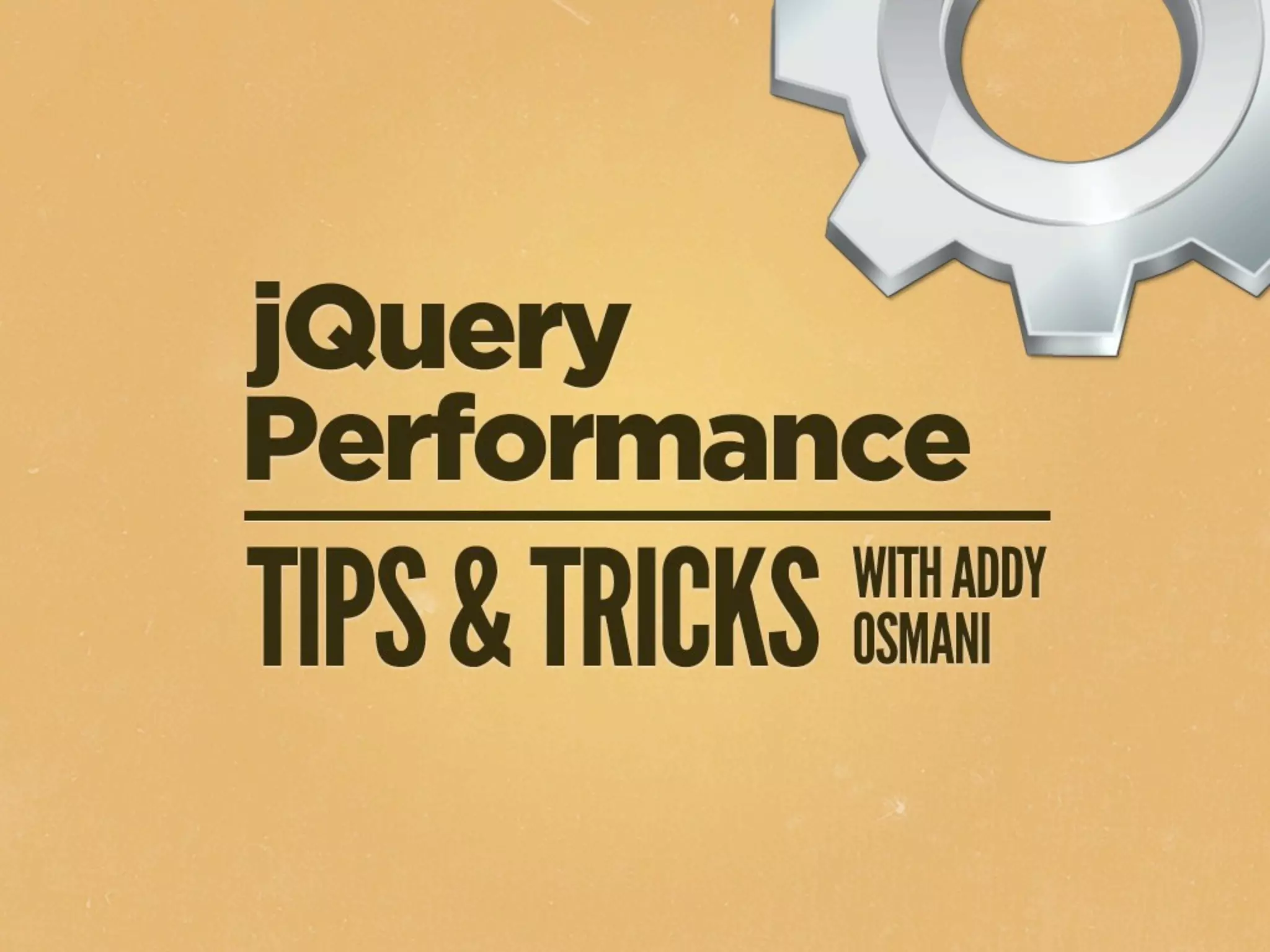 jQuery Performance Tips and Tricks (2011) | PPT