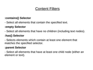 Jquery for Beginners | PPT