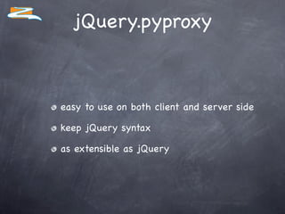 Jquery Pyproxy - Vincent Pretre | PDF