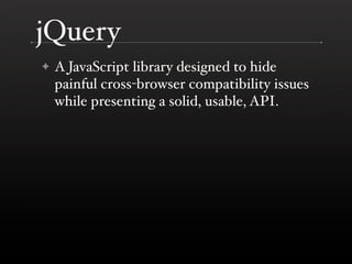 Open Source Success: jQuery | PPT
