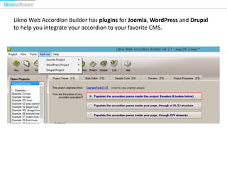 jQuery web Accordion | PPT