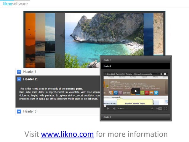 jQuery web Accordion | PPT