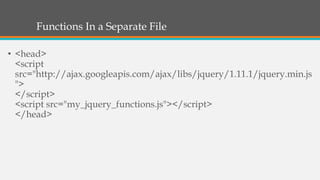 jQuery - Web Engineering | PPT