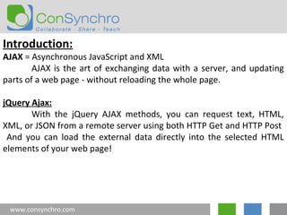 J query 01.07.2013 | Web Development | Internet