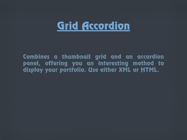 jQuery Accordion Menus | PPT