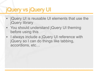 jquery and sharepoint in harmony | PPT