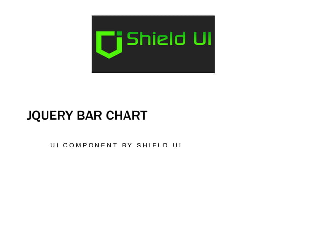 jQuery Bar Chart | PPTX | Web Design and HTML | Internet