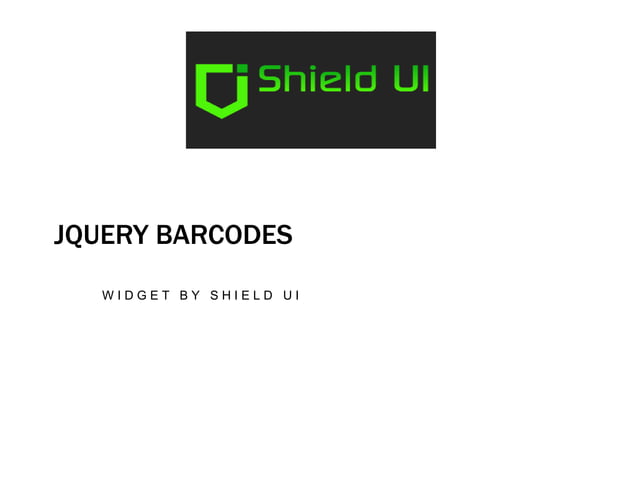 jQuery Barcodes | PPT