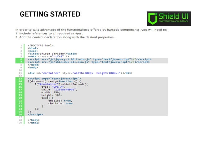 jQuery Barcodes | PPT