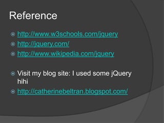Jquery beltranhomewrok | PPT