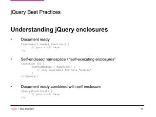 Jquery Best Practices | PPT