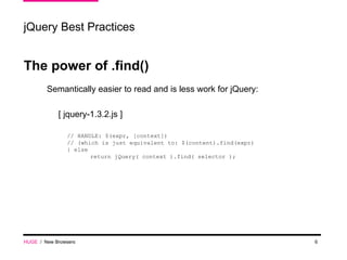 Jquery Best Practices | PPT