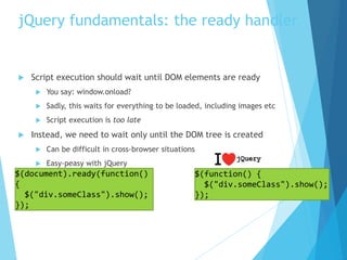 A to Z about JQuery - Become Newbie to Expert Java Developer | PPT