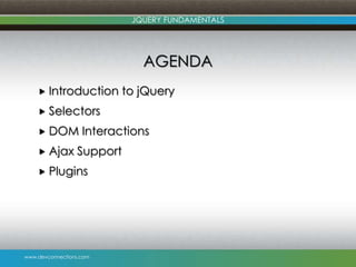 jQuery Fundamentals | PPTX | Web Development | Internet