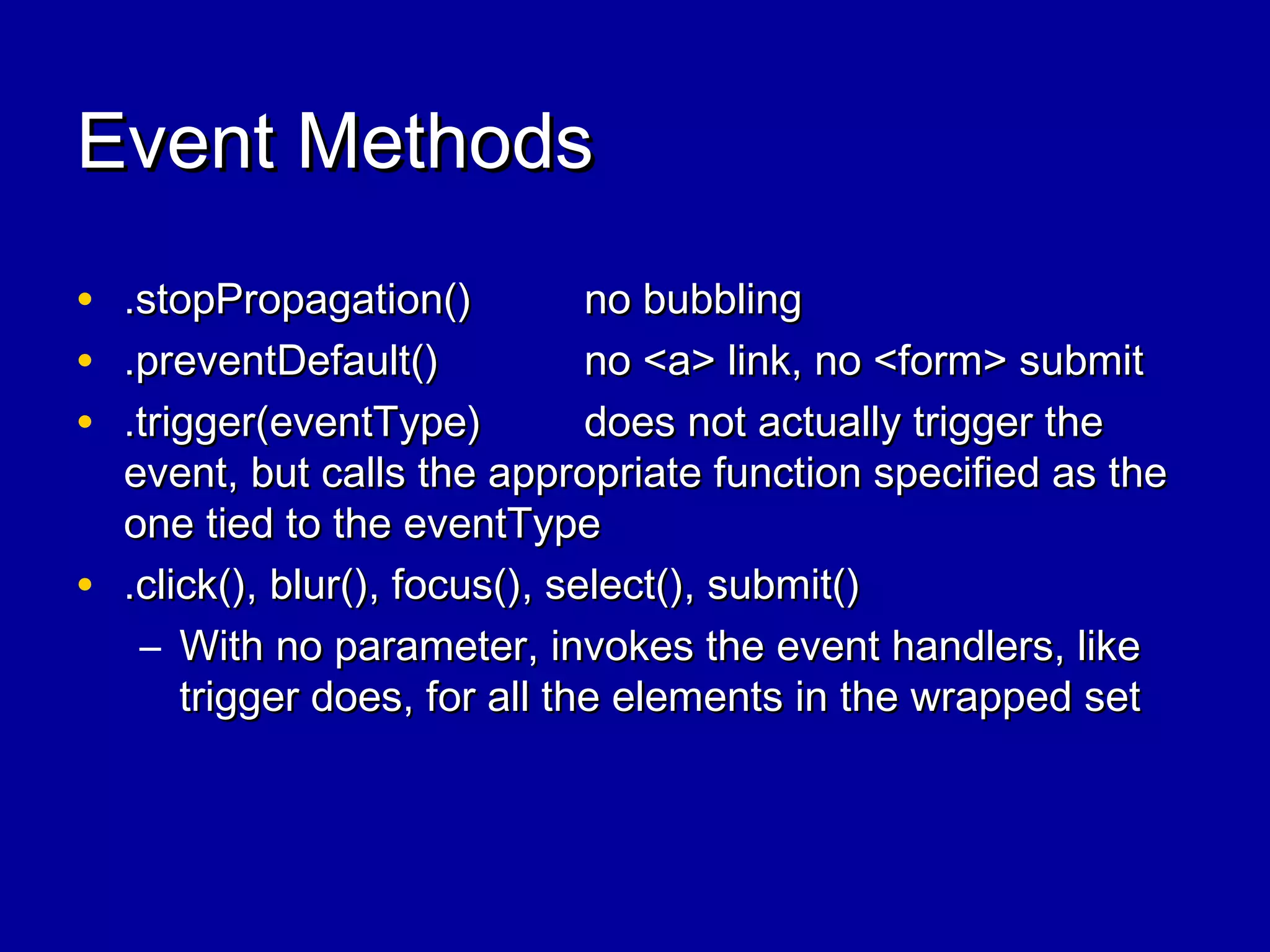 JQuery introduction | PPT