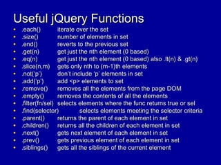 JQuery introduction | PPT