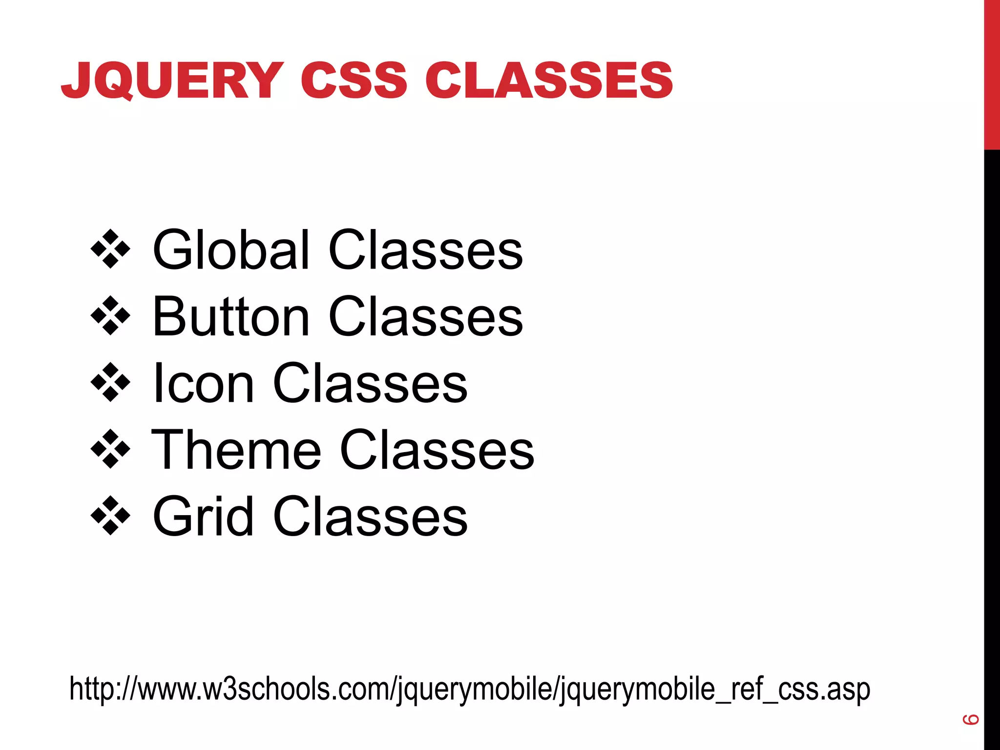 jQuery Mobile | PPTX