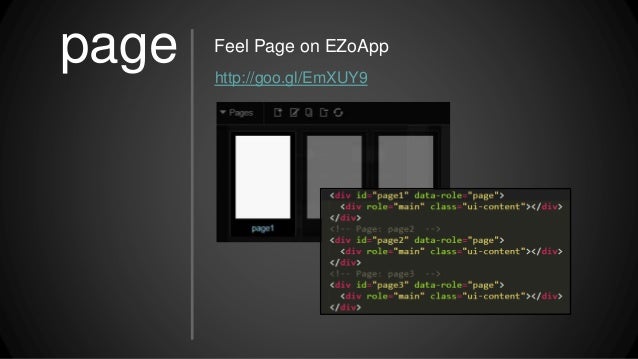Jquery Mobile Introduction Demo On Ezoapp