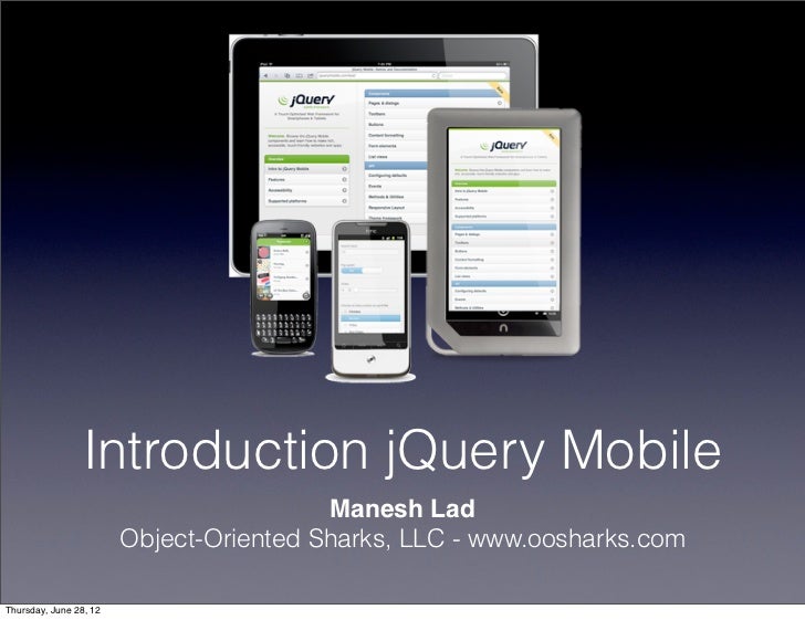 Introduction To Jquery Mobile