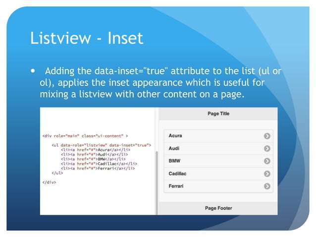 jQuery Mobile UI | PPT