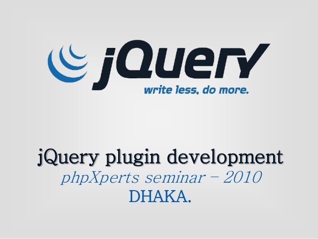 Jquery plugin development