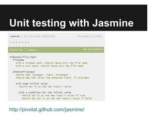 jQuery plugin & testing with Jasmine | PDF | Web Design and HTML | Internet