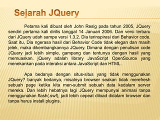 Jquery ppt | PPT