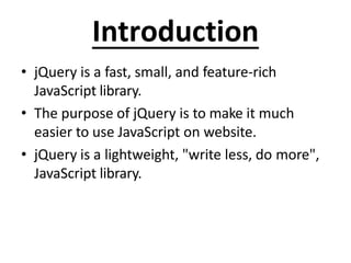 J query ppt | PPTX