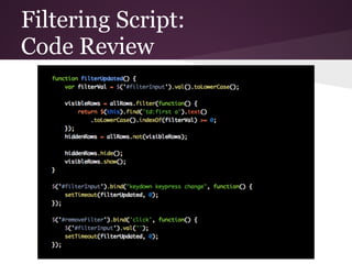 Feature Development with jQuery | PPT