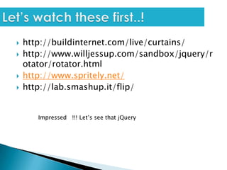 jQuery presentation | PPT