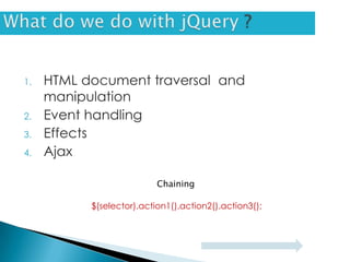 J querypresentation | PPT