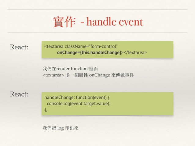 只需要懂Jquery也能學react js | PPT