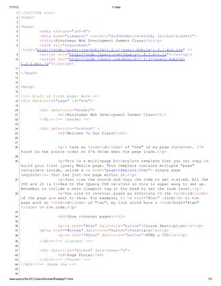 Jquery template 1 3 pages | PDF