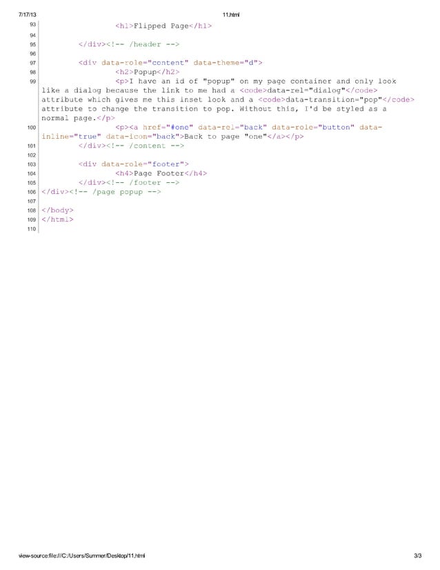 Jquery template 1 3 pages | PDF