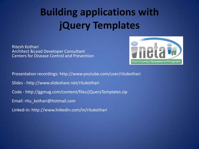 jQuery templates | PPTX