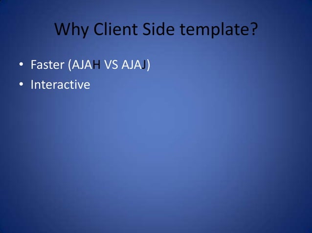jQuery templates | PPT