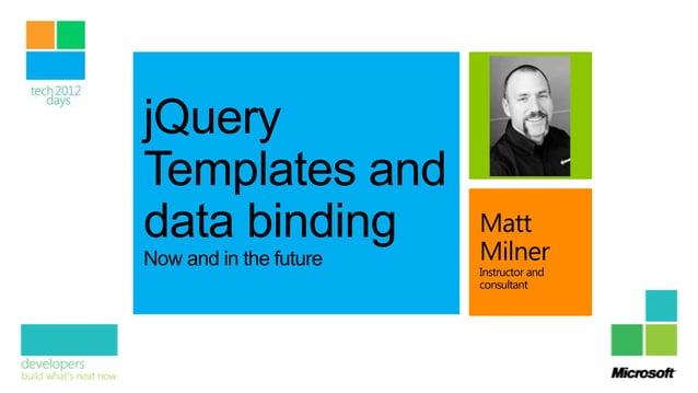 jQuery templates and data link | PPTX | Web Design and HTML | Internet