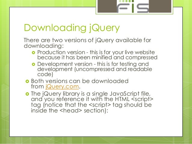 J query training