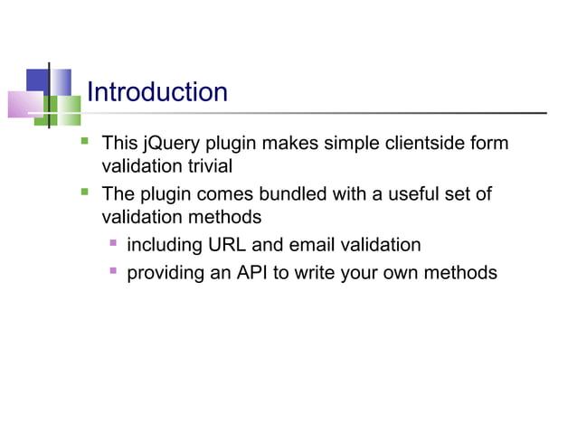 Jquery validate - TuanNA | PPT Jquery validate - TuanNA | PPT