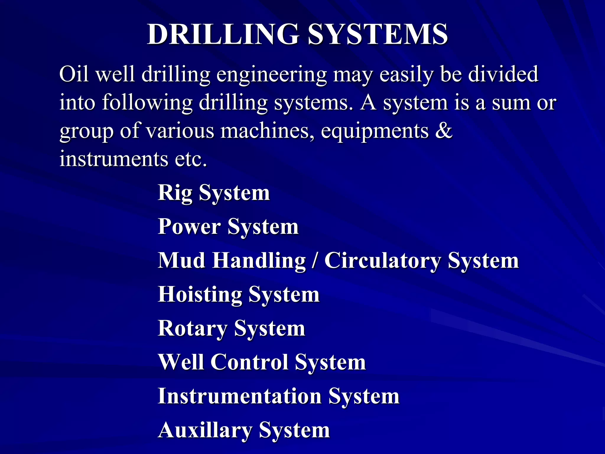 Introduction to drilling | PPTX
