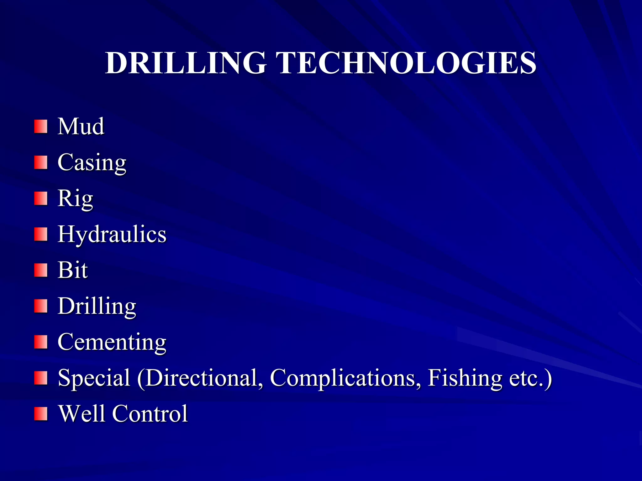 Introduction to drilling | PPTX