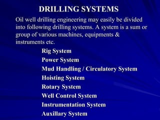 Introduction to drilling | PPTX