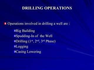Introduction to drilling | PPTX