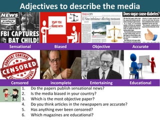 Jr. a2 unit 8 b vocabulary_the media | PPSX