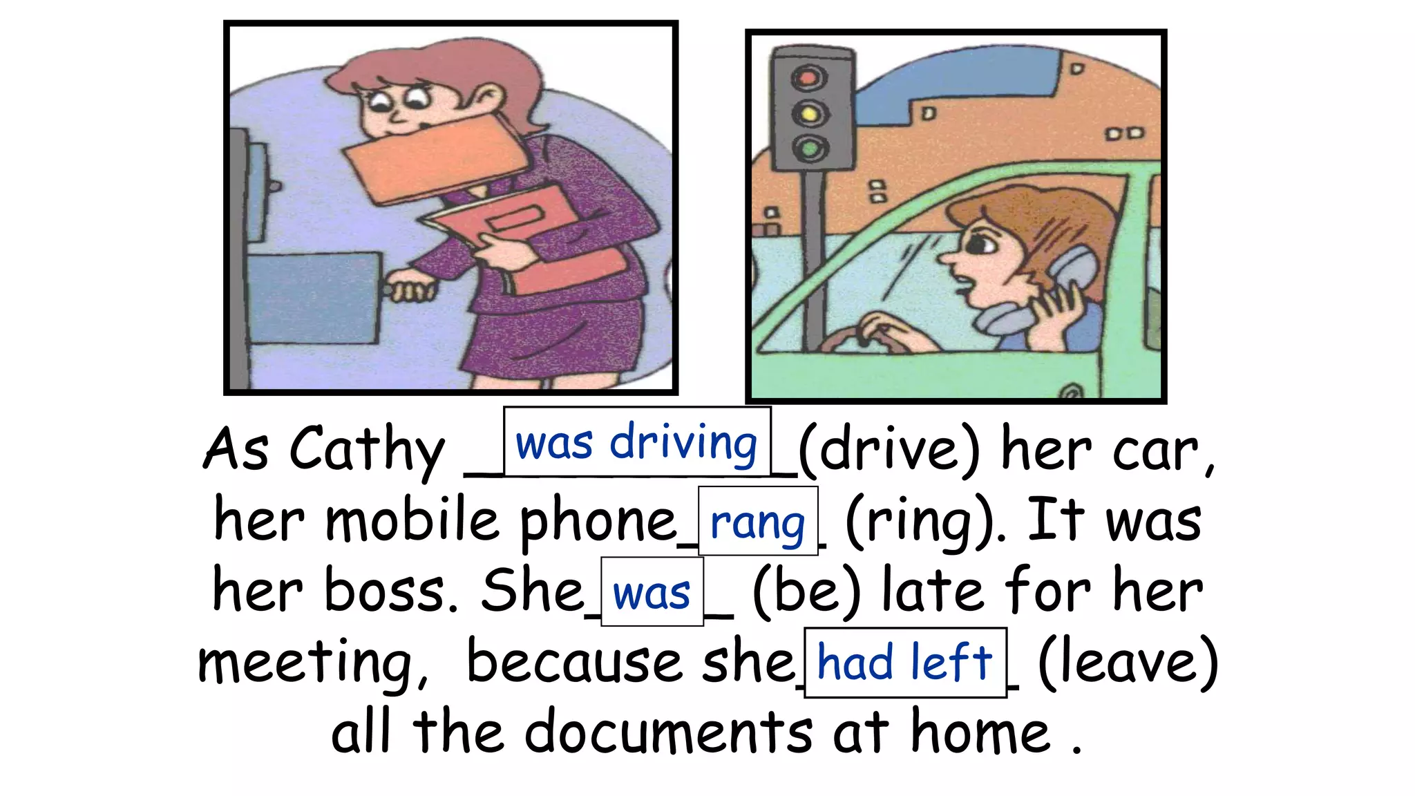 Jr. a1 unit 3 a grammar_narrative tenses | PPT